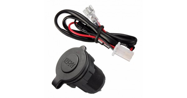 Priza auto suplimentara incorporabila pentru 12V - 24V, rezistenta la apa