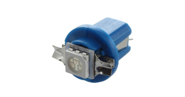 Led bec 1 smd soclu T5 B8.5D pentru bord de culoare albastru