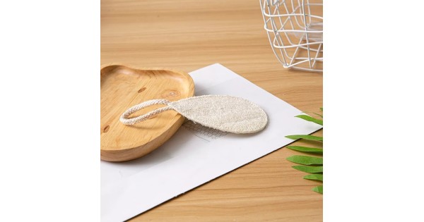 Burete natural, din lufa, forma picatura, pentru bucatarie